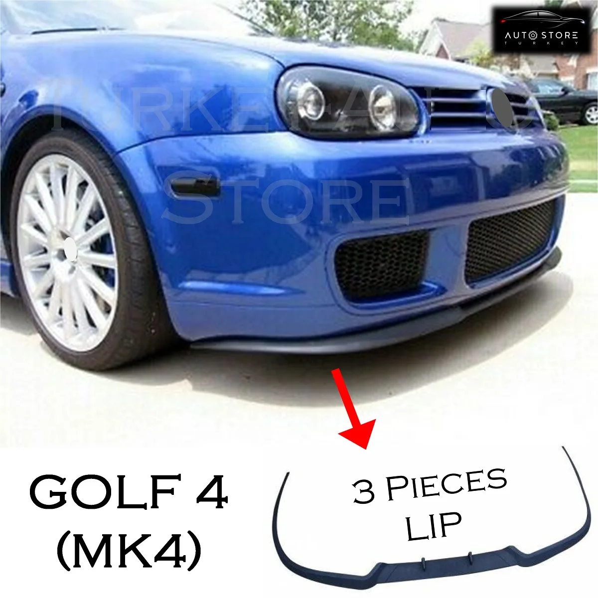 For-VW-Golf-4-MK4-Bumper-Lip-R32-GTI-Car-Accessories-Automotive ...
