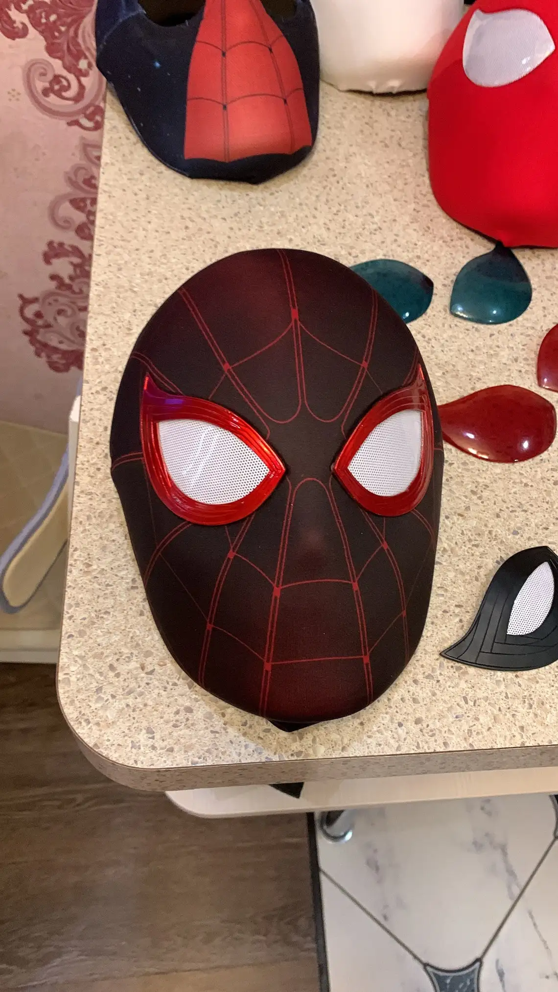 Spiderman Half Mask Template