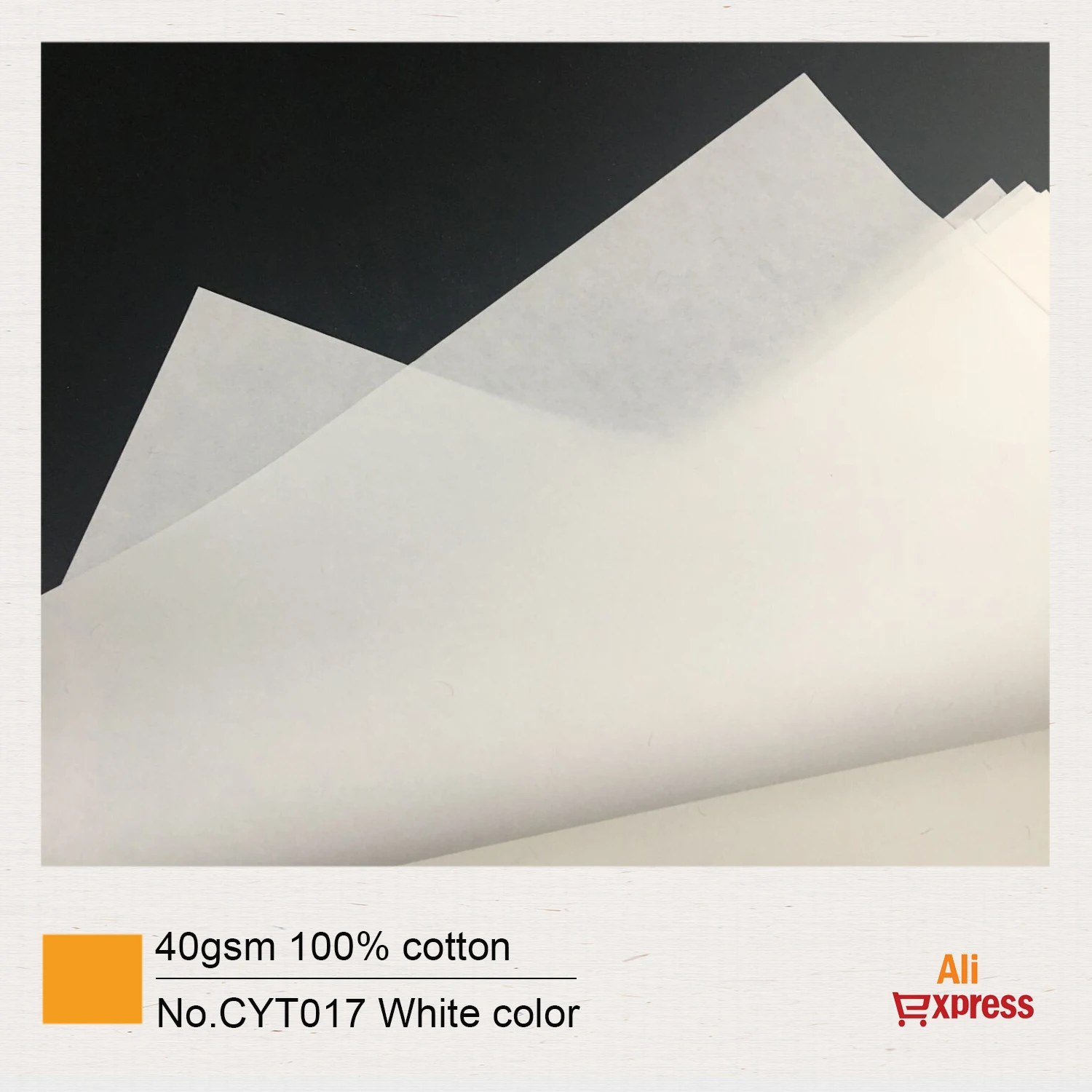 40gsm ,100% cotton paper,A4 210*297mm,White color,Starch-free ...