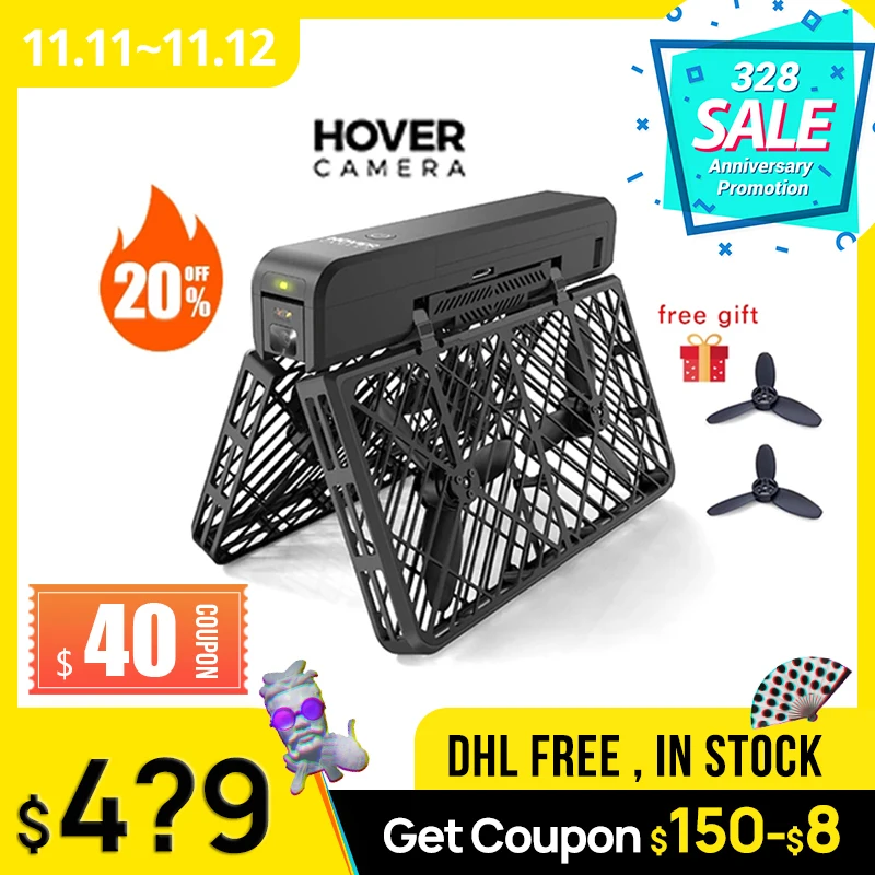 Hover Camera Hover 1 2 Passport Auto-follow Flying Drone 4k ...