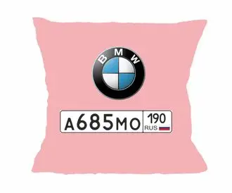 Подушка BMW/БМВ №3, Картинка с одной стороны|Cushion| - AliExpress