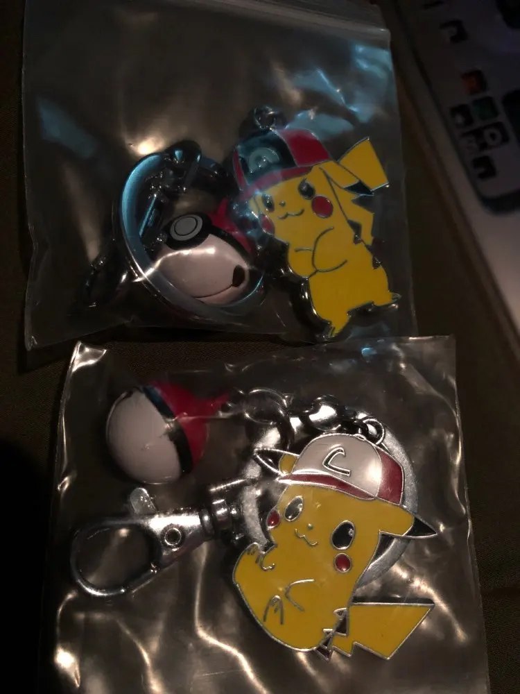 Pokemon Pikachu Anime Metal Keychain - KawaiiMerch.com
