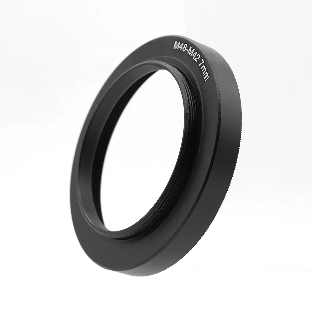 48mm to 42mm Female to Male M48 M42 F M Telescope Ring Adapter 5mm 6mm ...