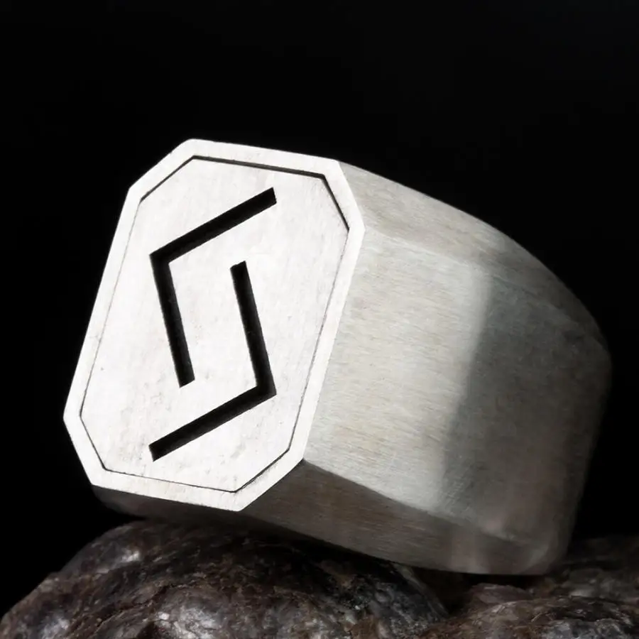 Double-Dided-of-Turkish-Silver-Men-Ring-High-Quality-Fashion-Ring-Men ...