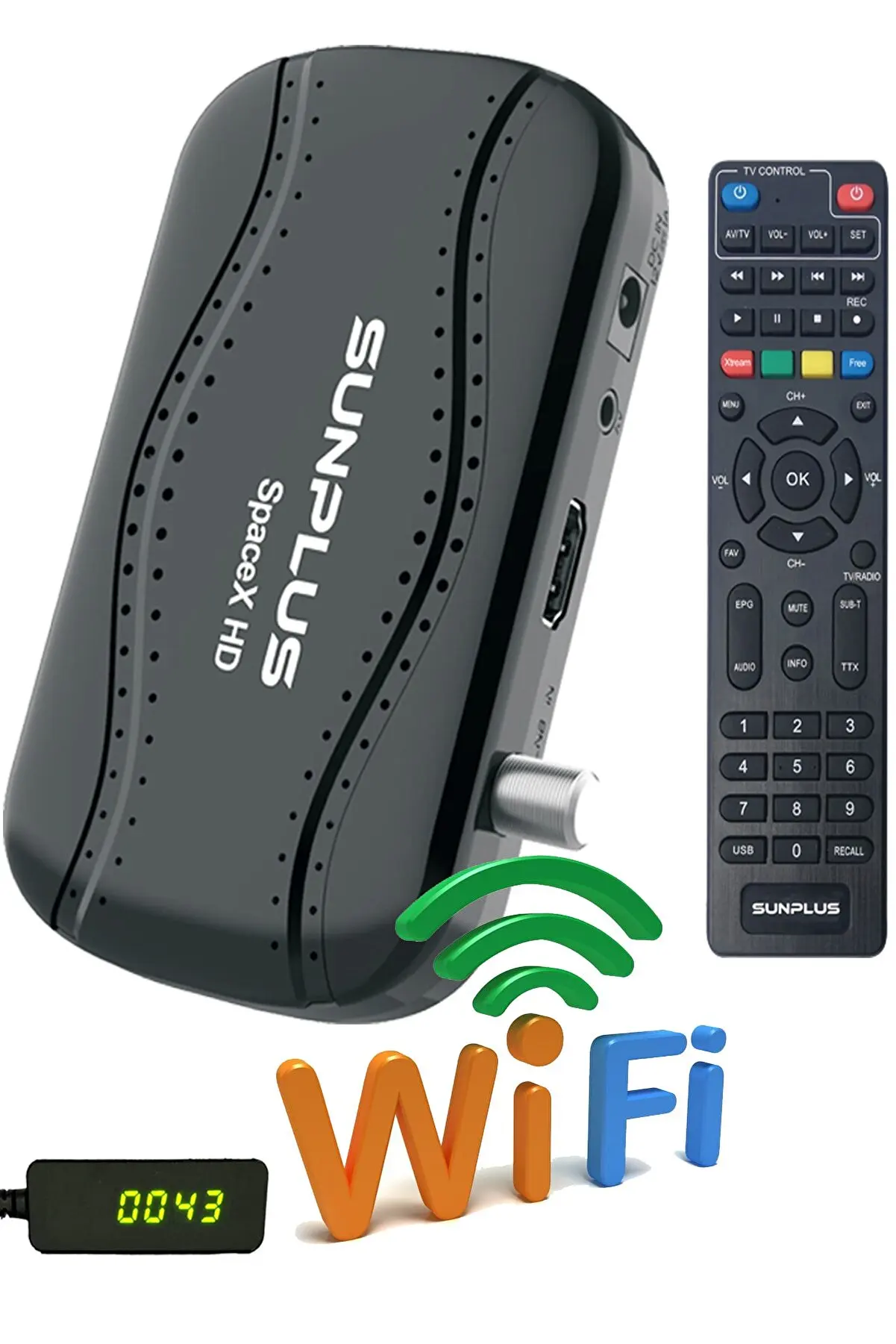 Sunplus Spacex With And Without Dish Built-in Wi-fi Full Hd Cinema ...