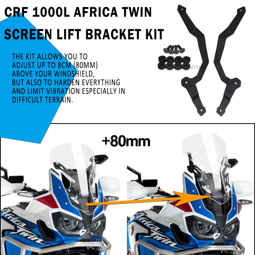 CRF1000L-Accessories-Screen-Lift-Bracket-Kit-For-HONDA-CRF-1000-L ...