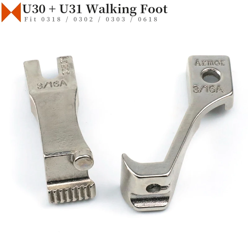 U30+U31 Welting Walking Foot Set Fit DY Sewing Machine DY-337 Typical ...