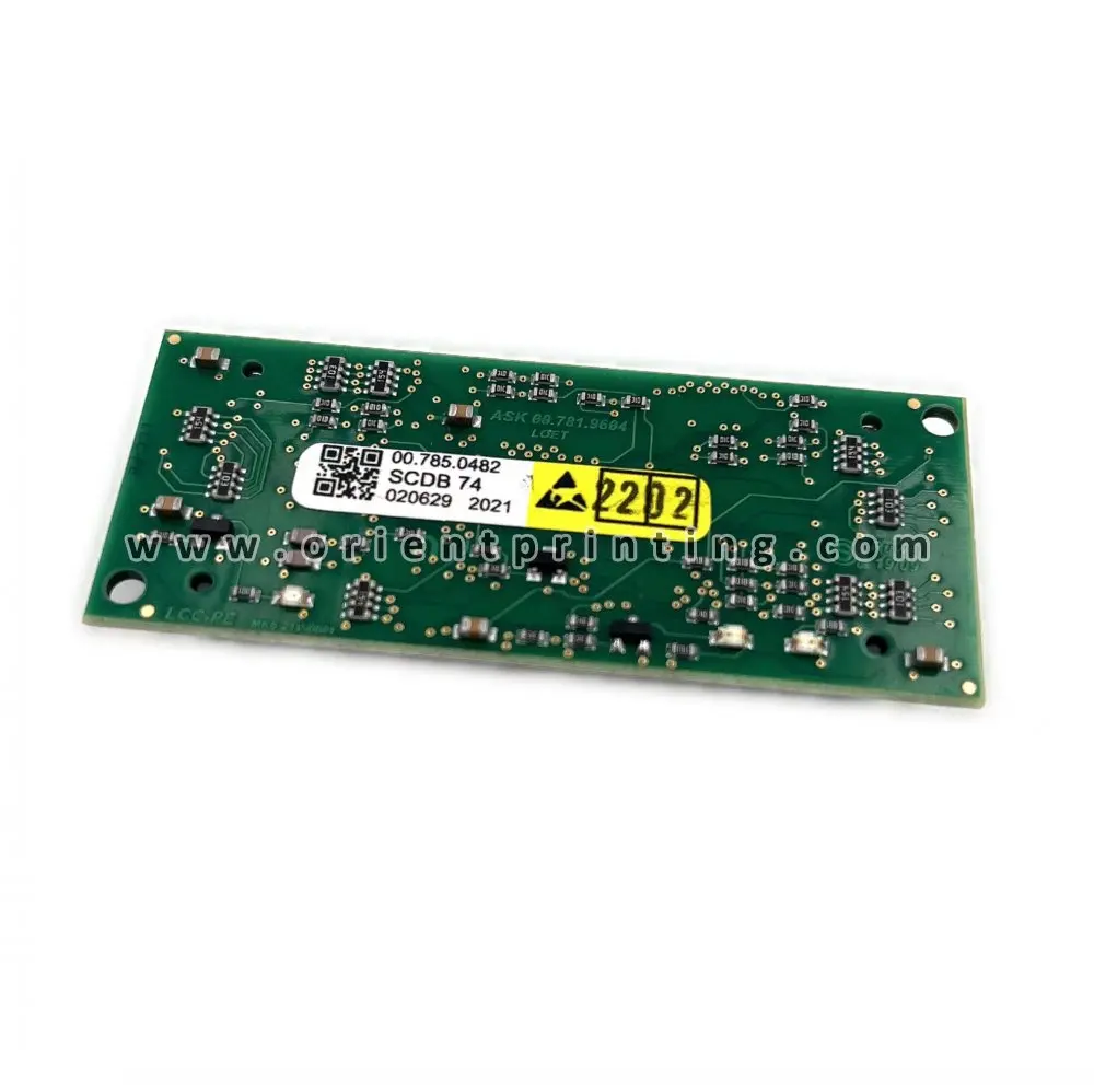 00.785.0482 Module SCDB74 Circuit Board For Heidelberg Printing Machine ...