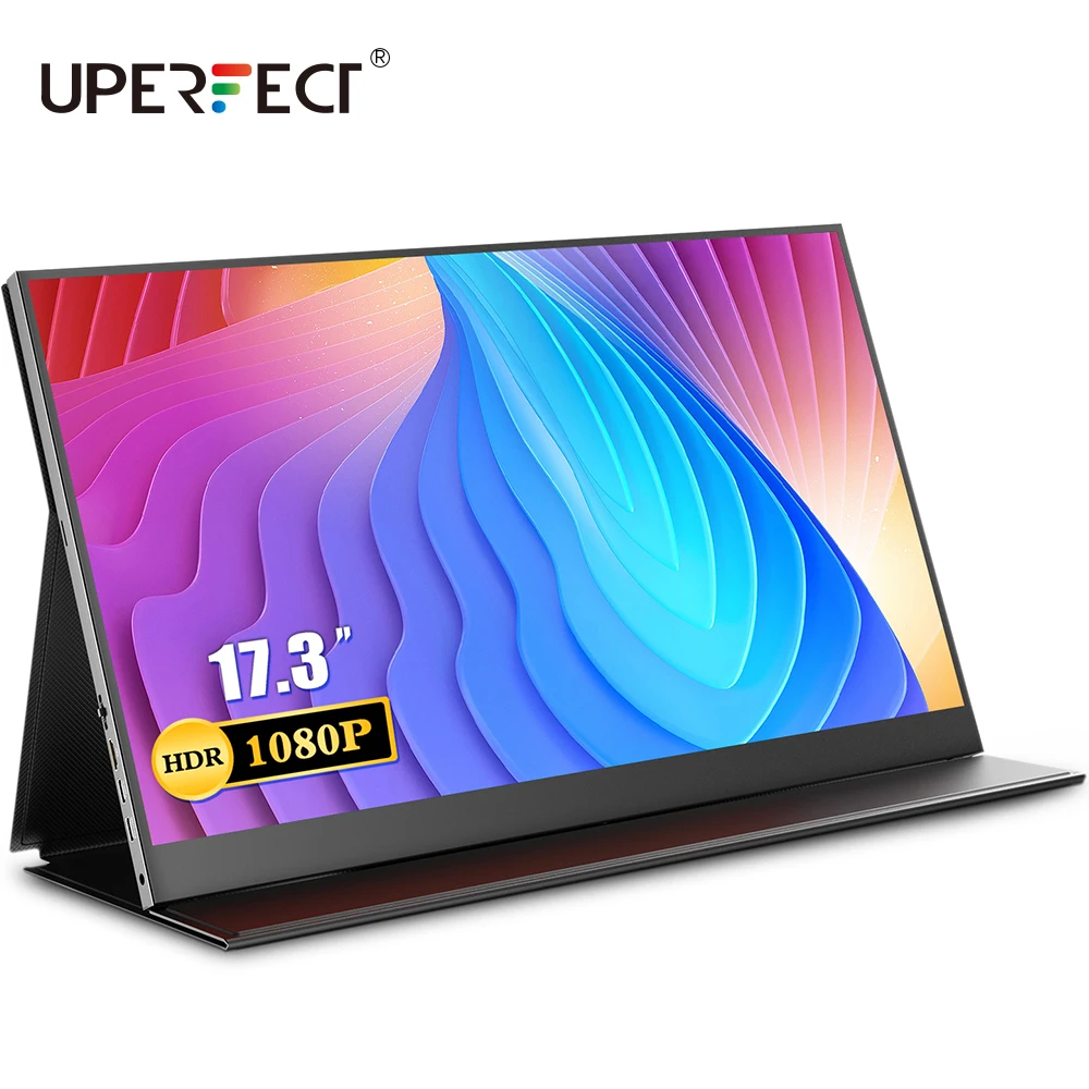 17.3 Inch Portable Monitor Mobile Lcd Screen 1920 X 1080 Full Hd Ips ...