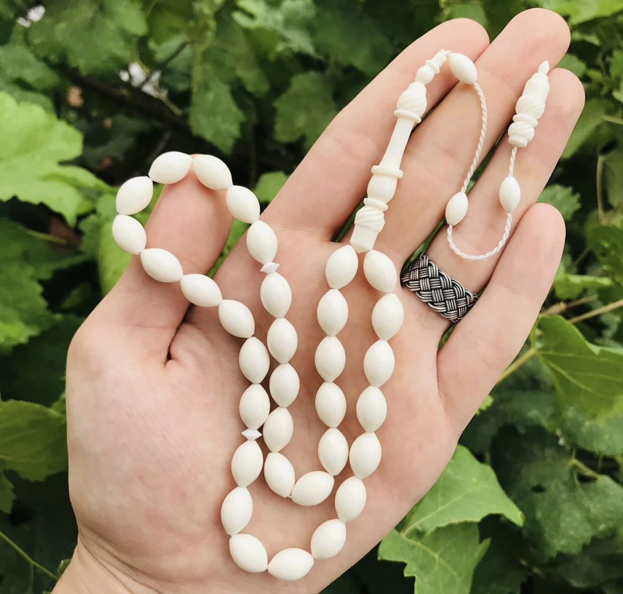 White-Camel-Bone-Rosary-33-Beads-Rosary-Islamic-Rosary-Gift-Accessories ...