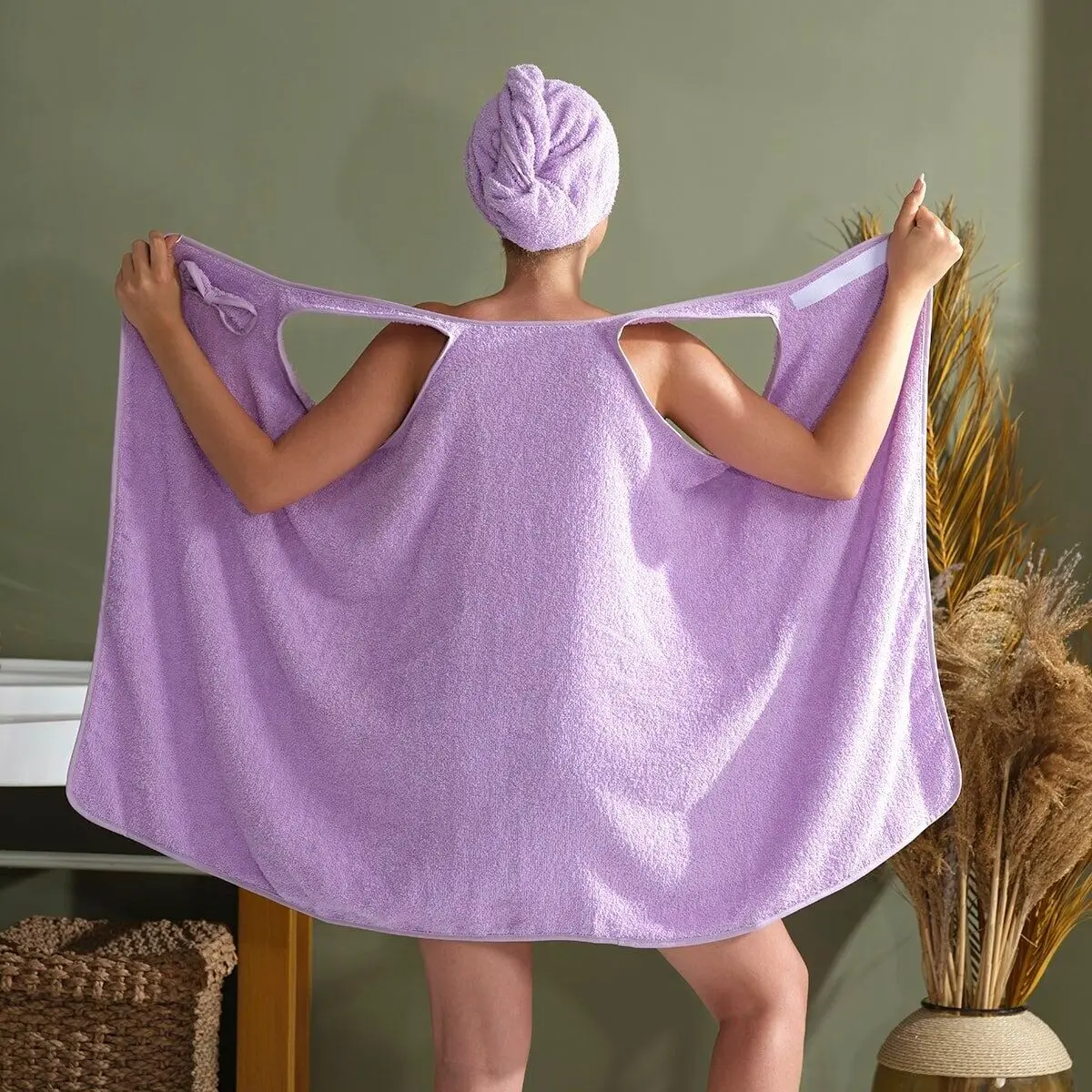 Wearable-Bathrobes-Women-Microfiber-Soft-And-Skin-Friendly-Absorbent ...