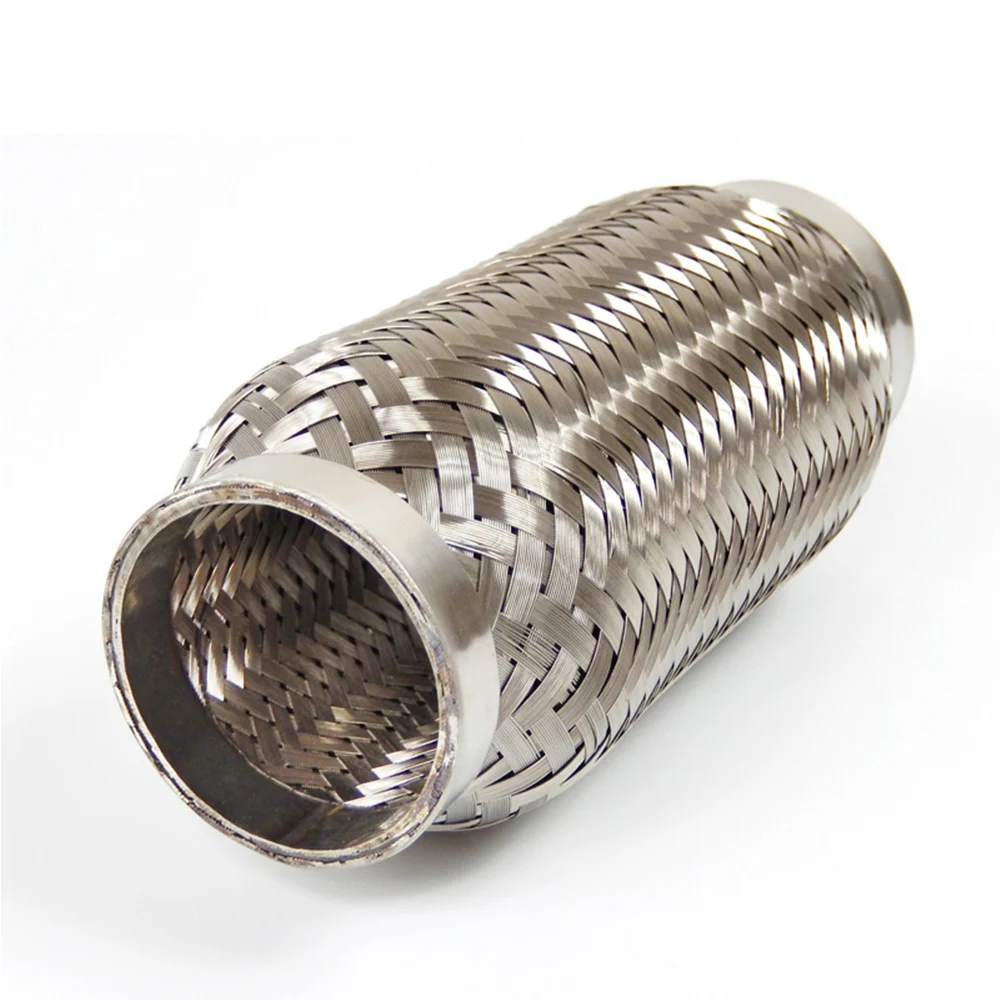 Automobile stainless steel flexible connection exhaust bellows hose ...