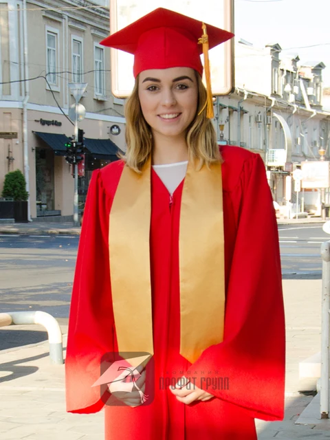 Red Cap And Gown