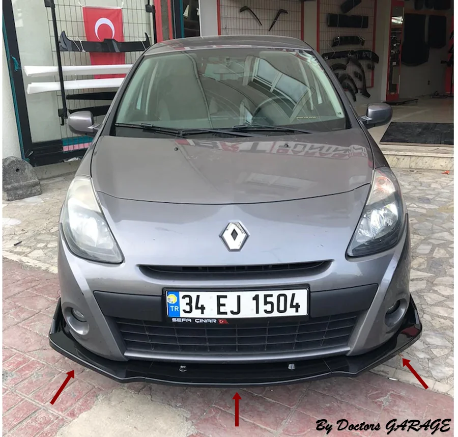 Front Bumper Attachment For Renault Clio 3 2005 2006 2007 2008 2009 ...