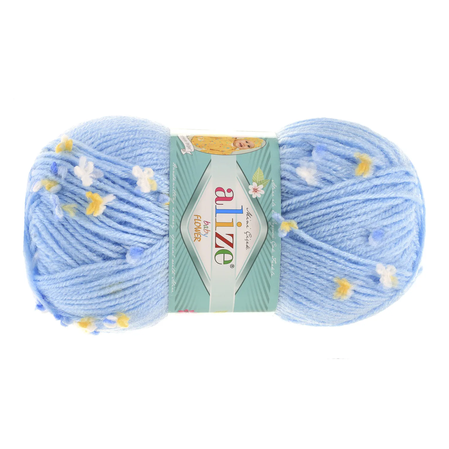 Yarn-Alize-baby-flower-94-acrylic-6-polyamide-in-one-twist-210-m-100-gr ...