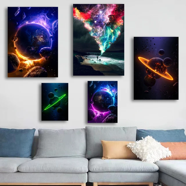 Floating In Space Abstract