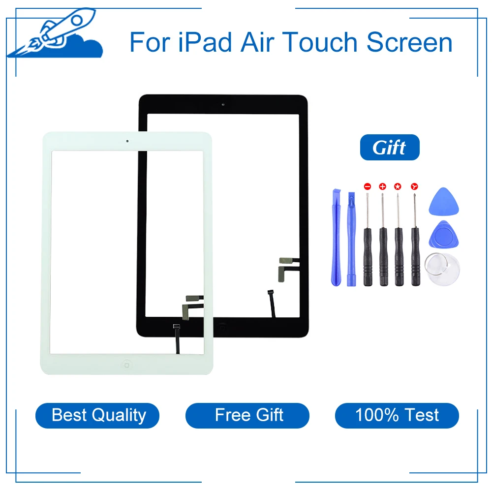 IPad Air 9.7 ''a1474 A1475 A1476 LCD 외부 터치 스크린 디지타이저 전면 유리 디스플레이 터치 패널 ...