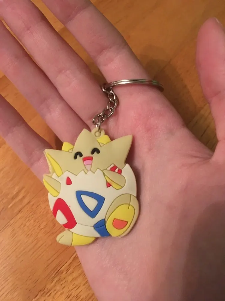 Pokemon Meowth Lapras Vulpix Togepi Piplup Mewtwo PVC Keyring ...