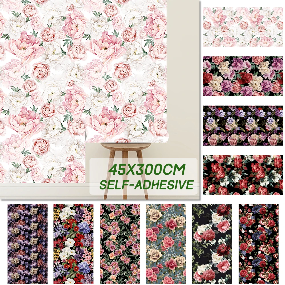 Vinyl Wallpapers Paper Flower | Vinyl Wallpaper Furniture - Vinyl ...