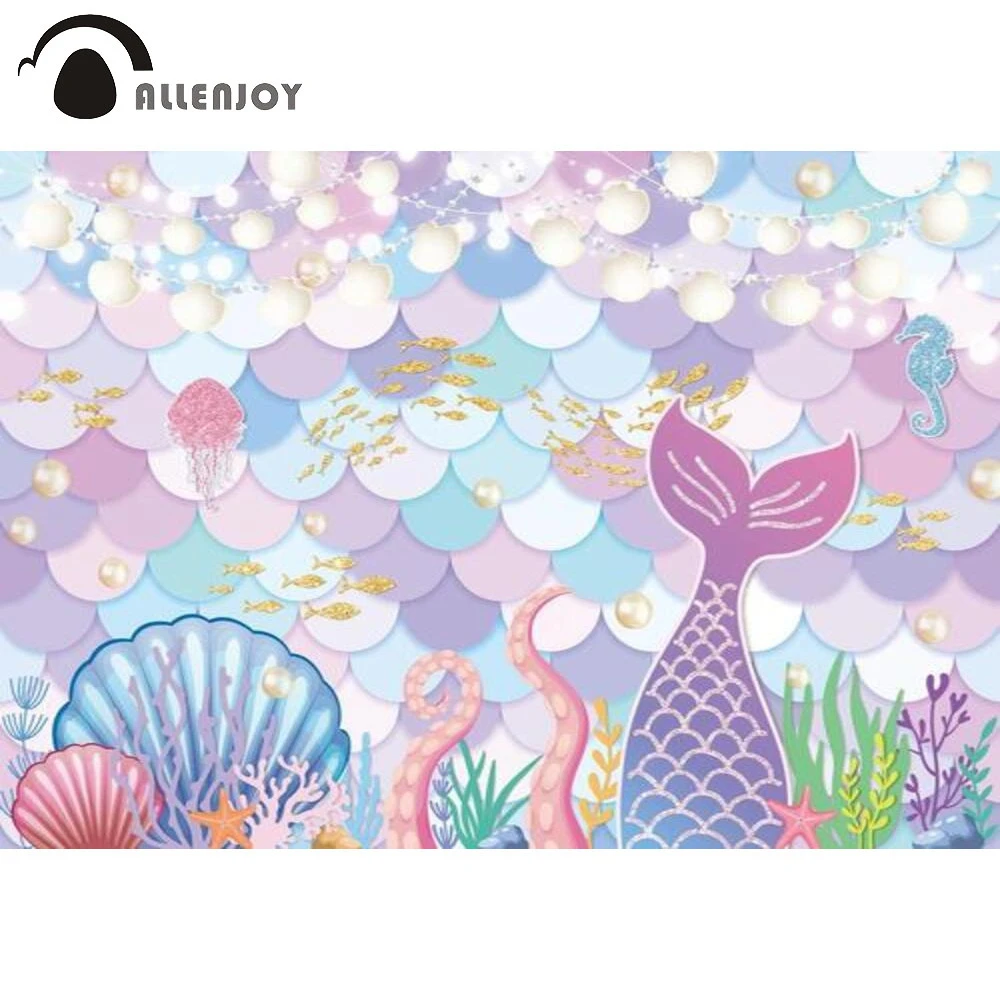 Fondo De Escamas De Sirena