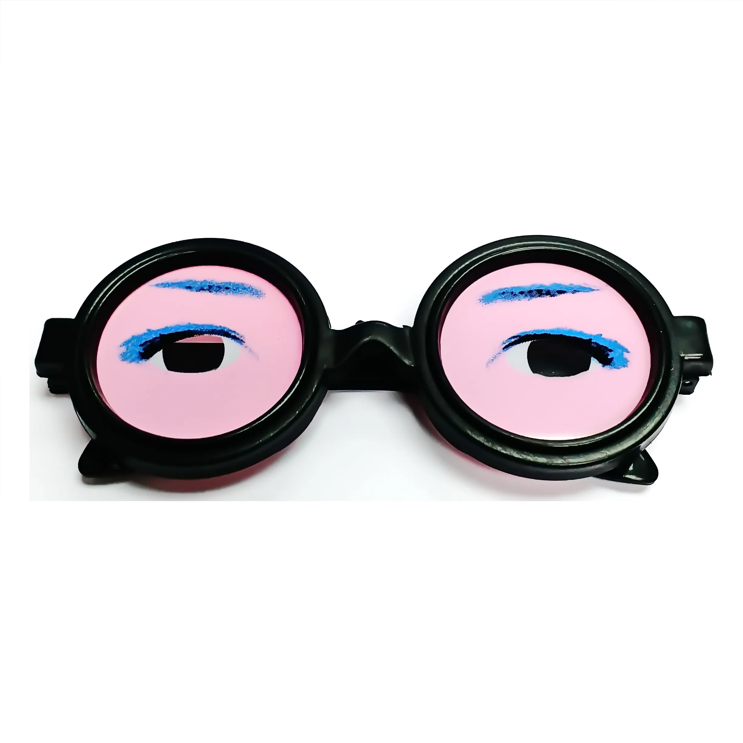 1 pc NORMAL EYES goofy black frame thick glasses funny toy party favour ...
