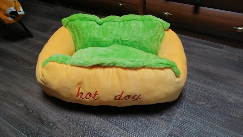 Hot Dog Dog Bed | Funny Dog Beds – DogMega.Com