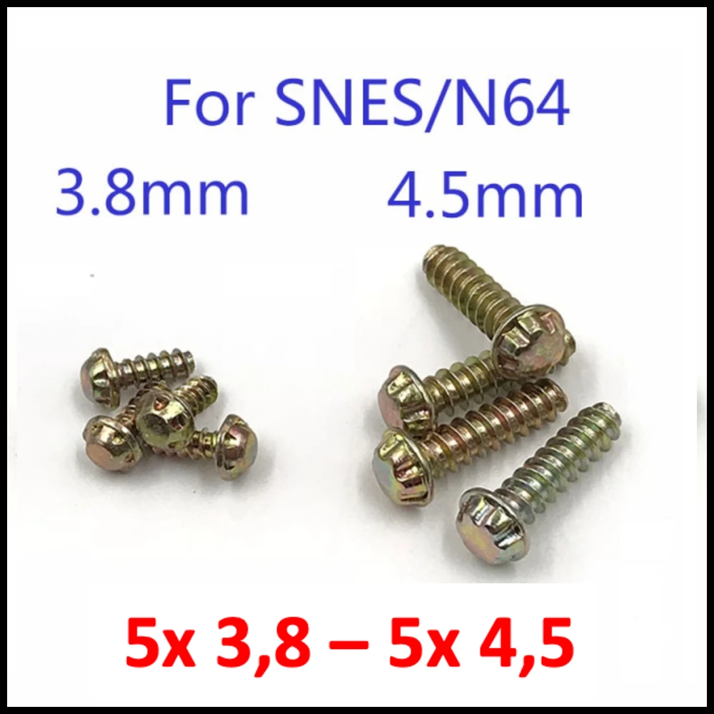 Screw screws for NES SNES N64 GB 3 8mm and 4 5mm screwdriver drill bit Screw screws for NES SNES N64 GB 3 8mm and 4 5mm screwdriver drill bit