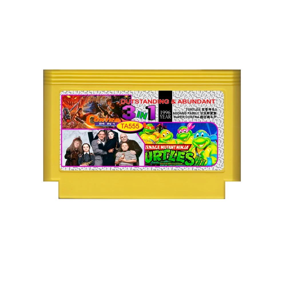 Game cartridge "3 in 1" for the dandy console (Famicom) 8 bit|Game ...