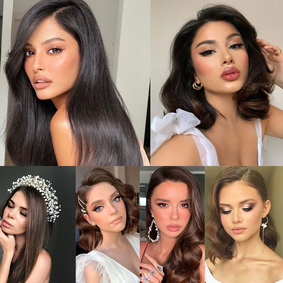 Synthetic singular clip on hair styling pad