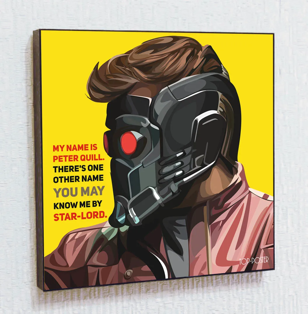 Star Lord Mask Poster