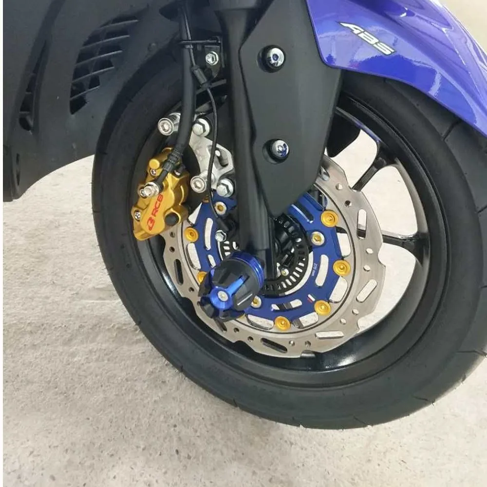 Modified motorcycle nmax155 nmax rear wheel Axle Fork Crash Slider ...