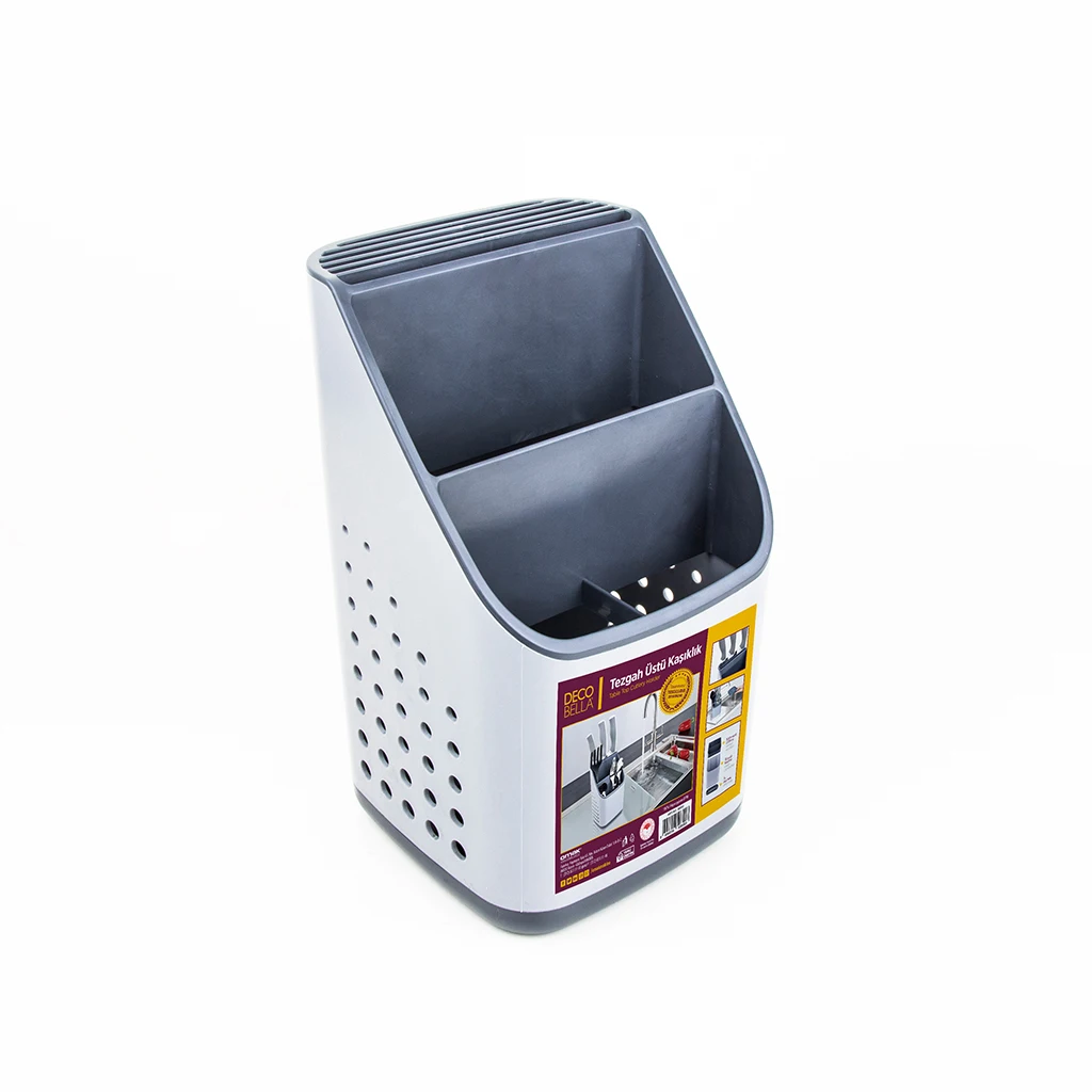 Bench Top Cutlery Knife Fork Spoon Dish Table Organizer with Water Tank ...