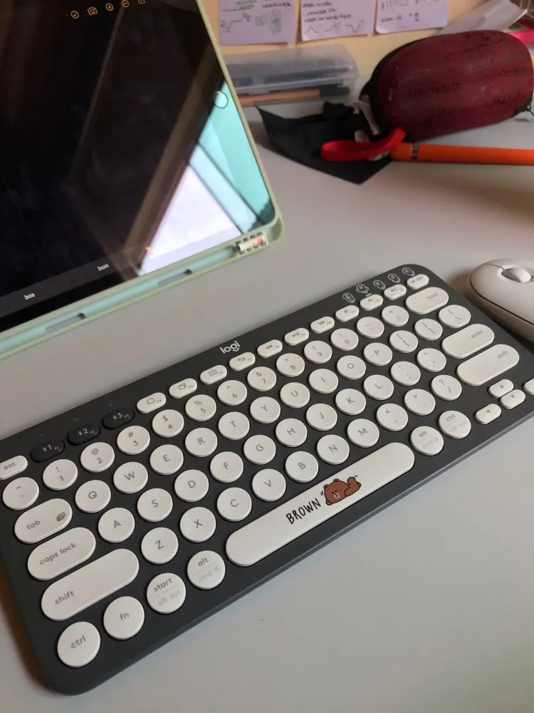 Logitech feat. Line Friends K380 Keyboard M350 Pebble Mouse Multi ...