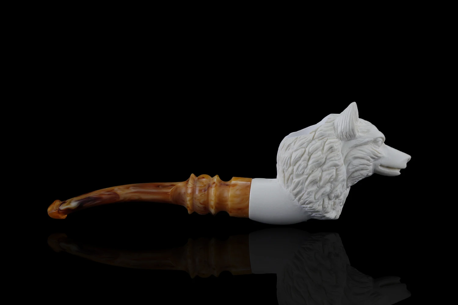 Meerschaum Pipe Wolf