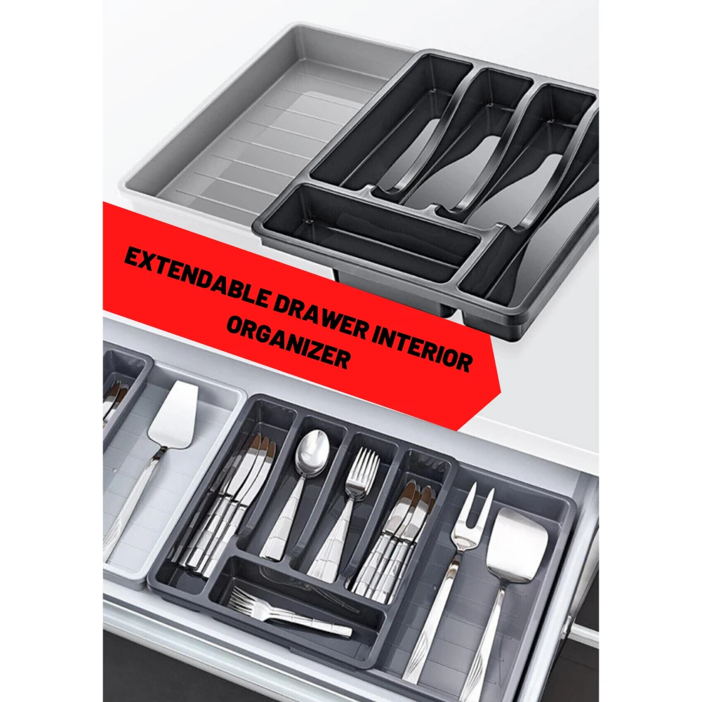 New Kitchen Drawer Organizer Tray Spoon | Kitchen Drawer Organizers ...