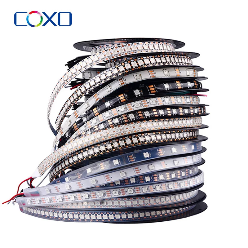 Ws2812b Led Strip Light 5v Ws2812 Rgb Led Lights Individually ...
