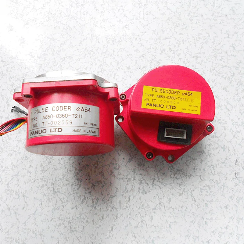 FANUC AC Servo ENCODER Alpha A64 A860 0360 T211 CNC pulse coder|encoder ...
