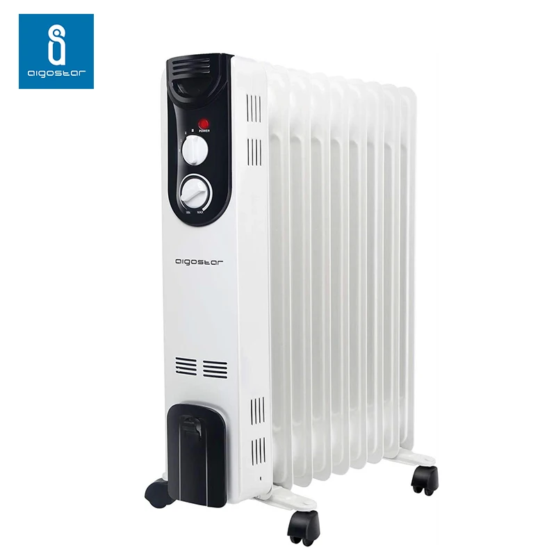 Aigostar California 33LCJ Oil Filled Radiator, 9 Fins, 2000W ,3 Heat ...