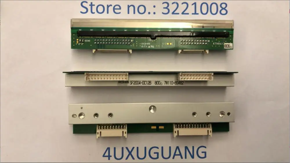 새로운 OEM 열 프린트 헤드 SF2004 DC12B 브래킷 없음 Toshiba Tec EX4T2 203 인치 당 점 플랫 헤드 ...