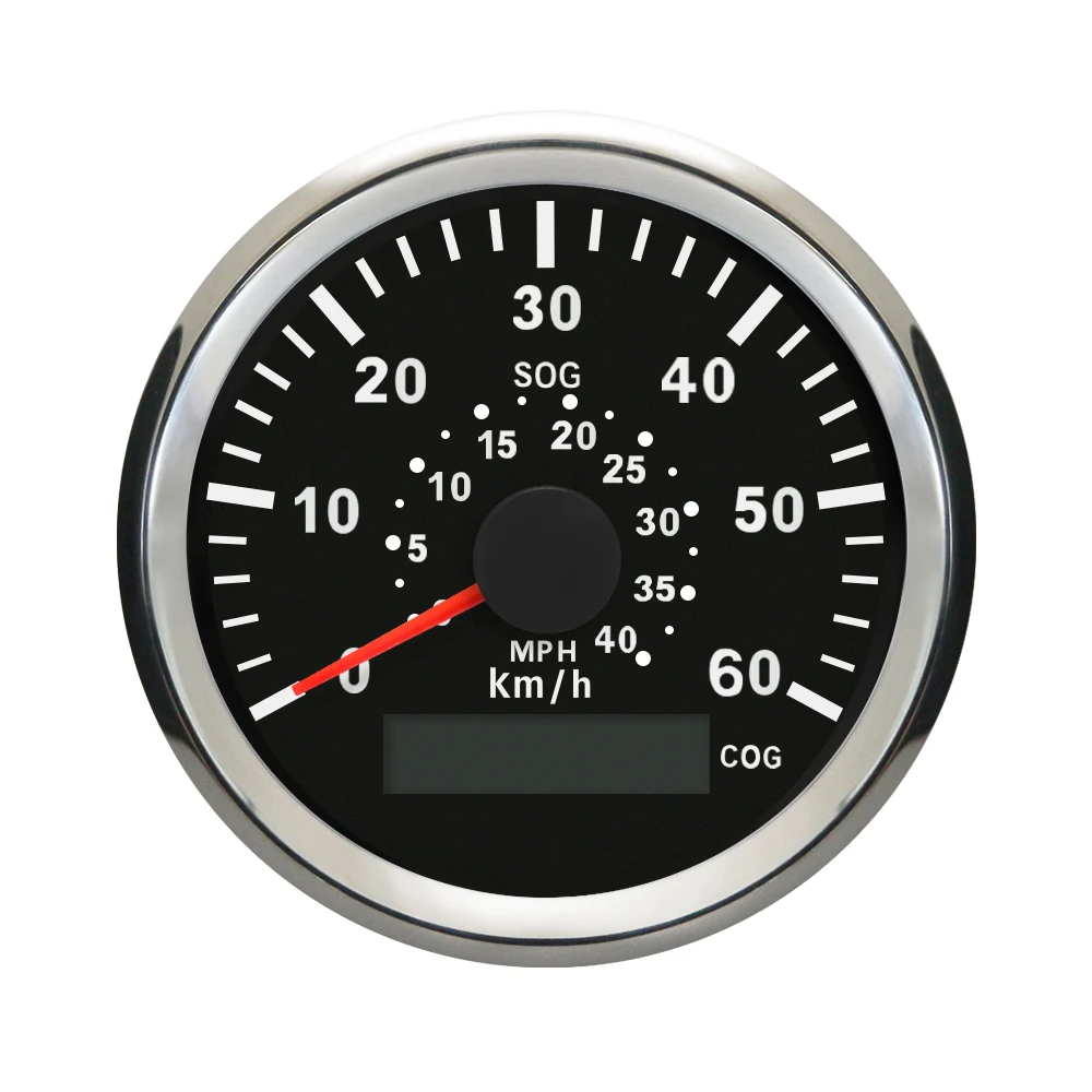 Waterproof GPS Speedometer 60KMH 40MPH Speed Gauge with Course for ...