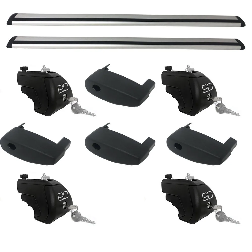 Trunk eurodetal wing silver with lock on car rails BMW 3 (E90) 2005 ...