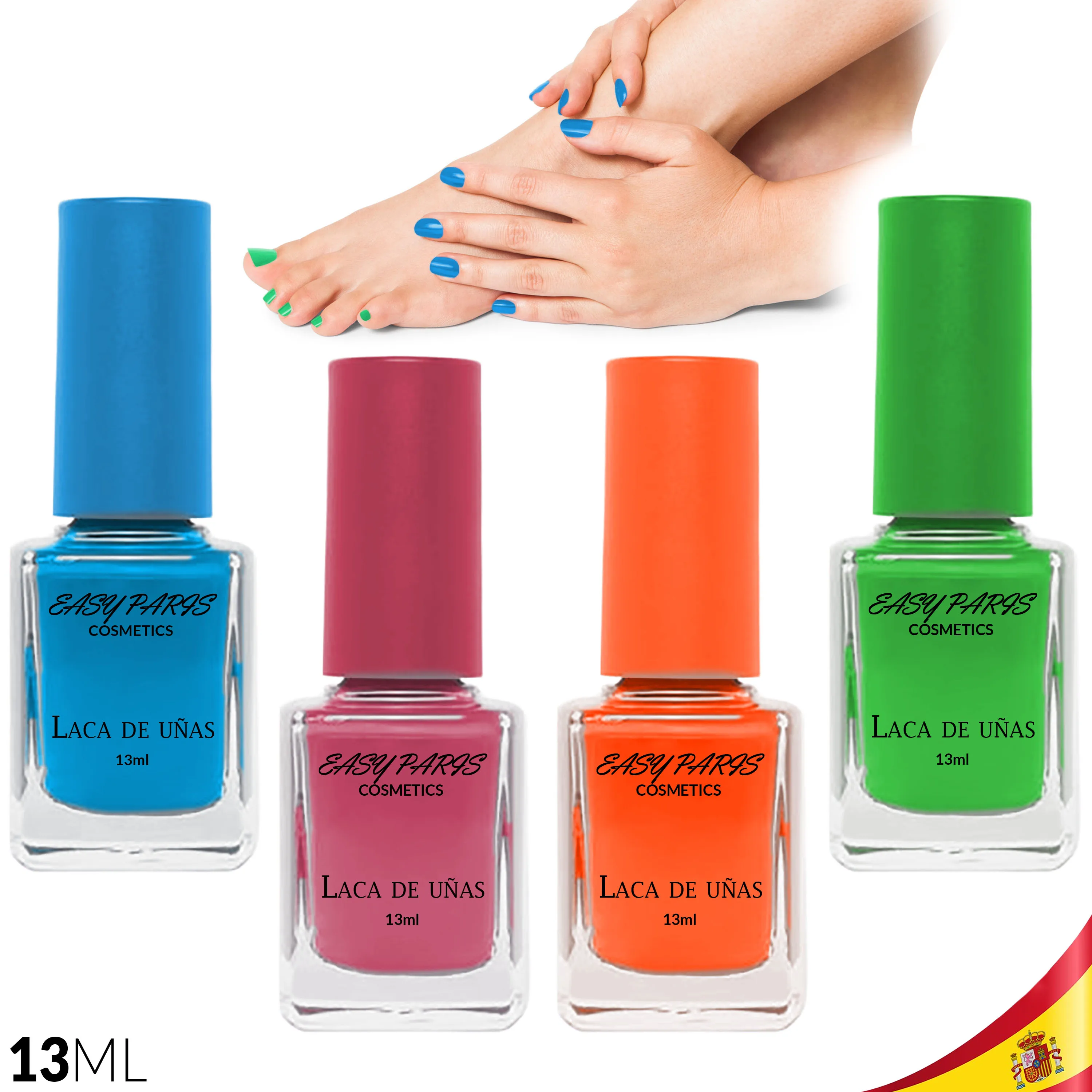 Nail-Lacquer-glitter-Fluor-or-opaque-EASY-PARIS-Original-nail-Polish ...