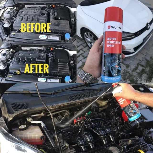 500ml WURTH Fast Engine Cleaning Spray Workshop Tooling Tooling Garage ...