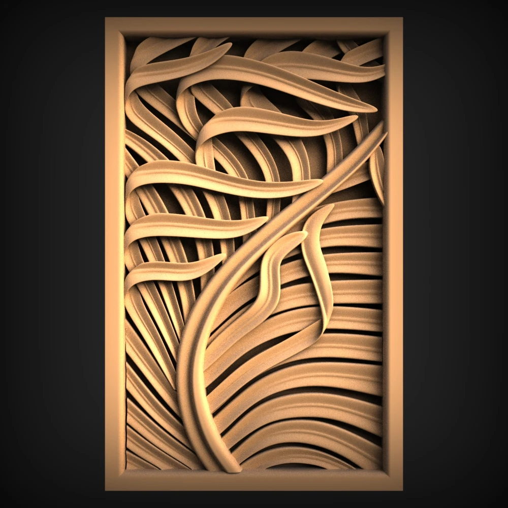 Stl Modell Levél A Cnc Útválasztóhoz 3D Nyomtató Artcam Aspire Bas ...
