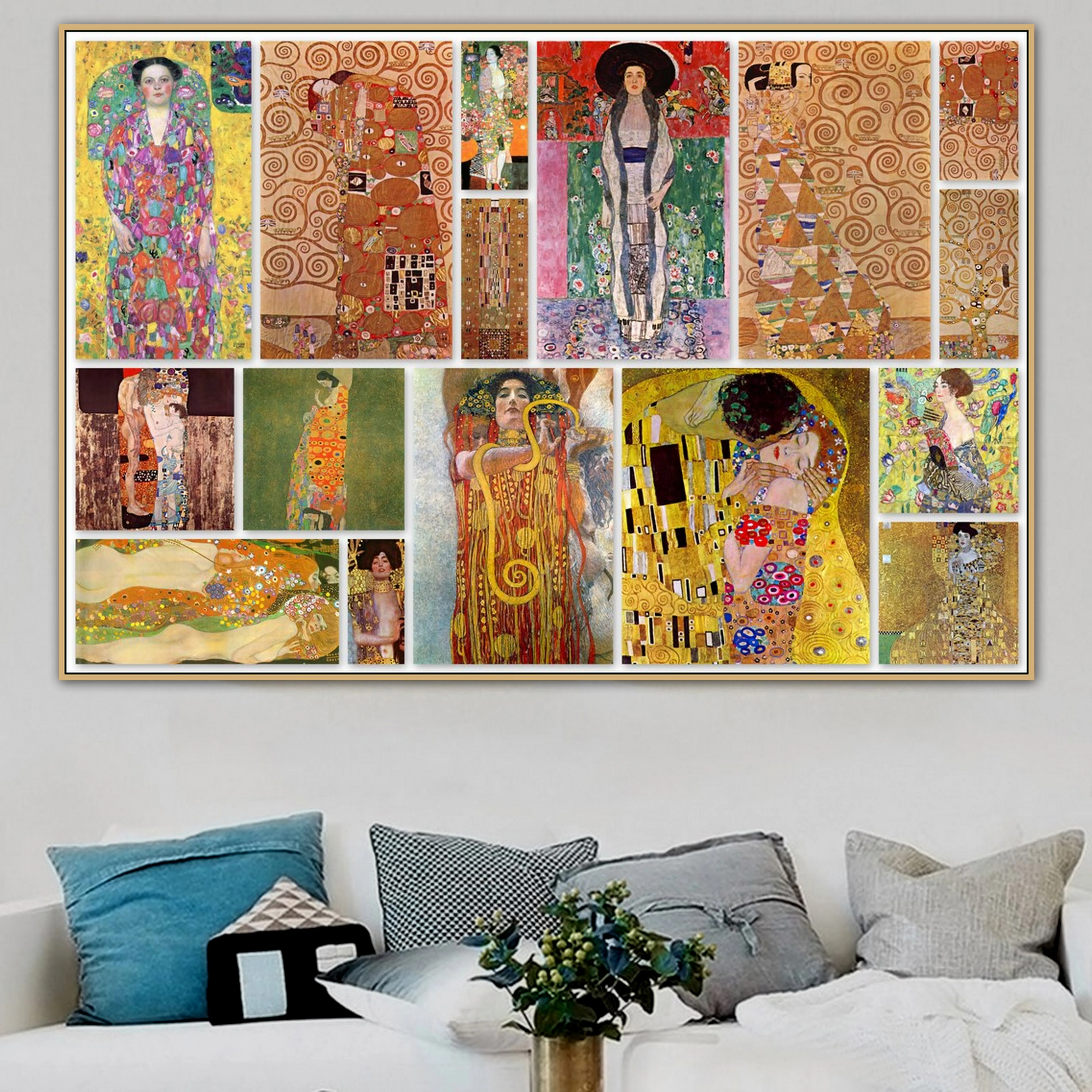Gustav-Klimt-Old-Famous-Master-Artist-Portrait-of-Bloch-Bauer-Canvas ...