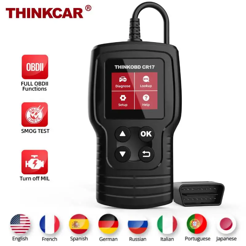 THINKCAR ThinkOBD CR17 OBD2 Car Scanner Read And Clear Fault Codes For ...