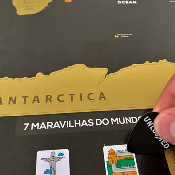 Mapa Mundi de Raspar | Unlocked | Tamanho P | Mapa de Viagens ...