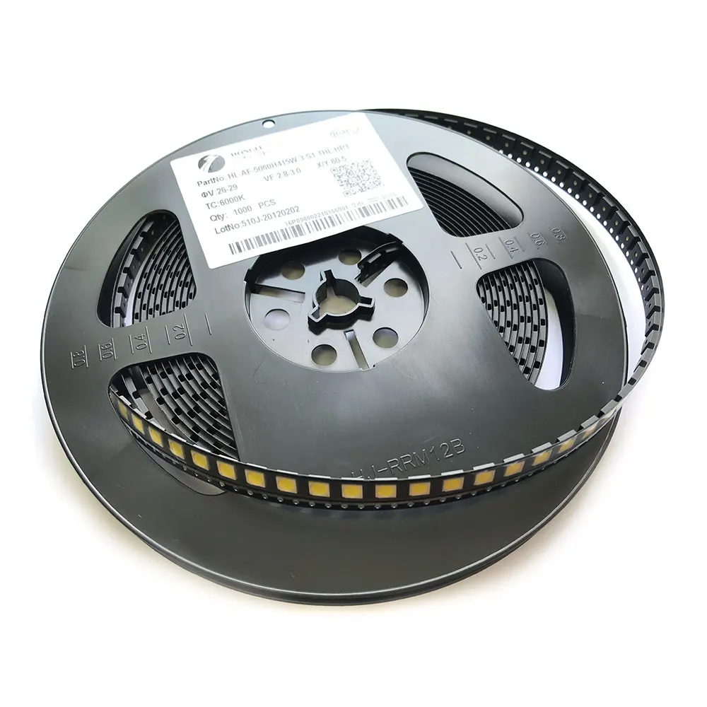 SMD LED 칩, 홍리 홍리트로닉 SMD 5060 5050 5450, 5*5mm 화이트 컬러 HL AF 5060H415W 3 ...