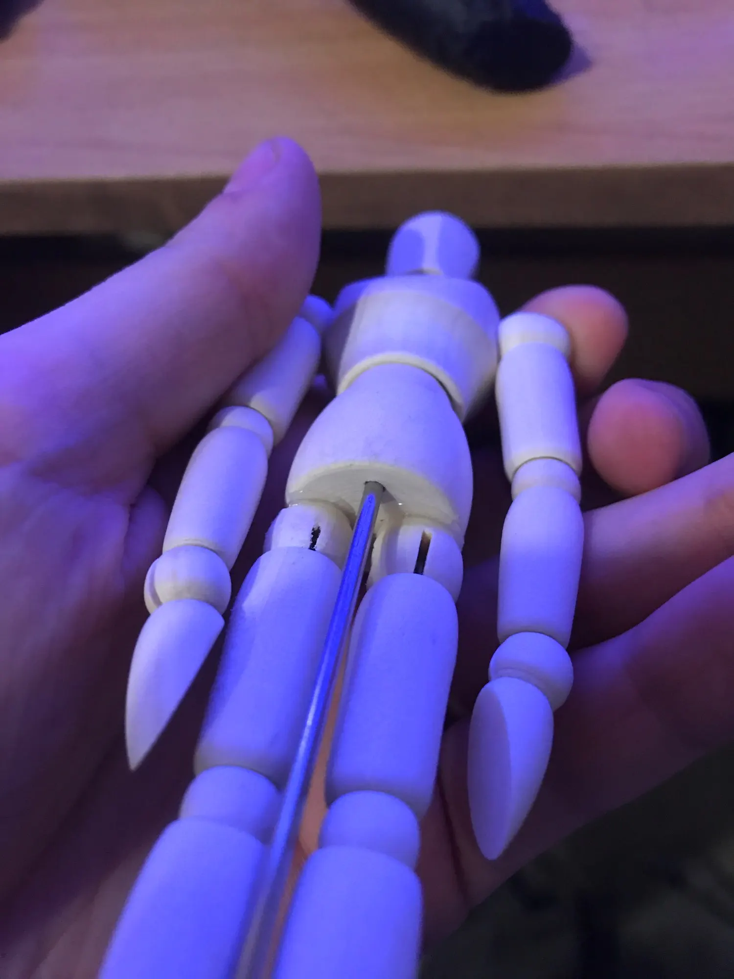 Moveable Joints Wooden Drawing Doll - Life Changing Products