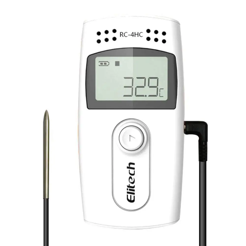 Elitech Rc-4hc Usb Temperature And Humidity Data Logger 16000 Points ...